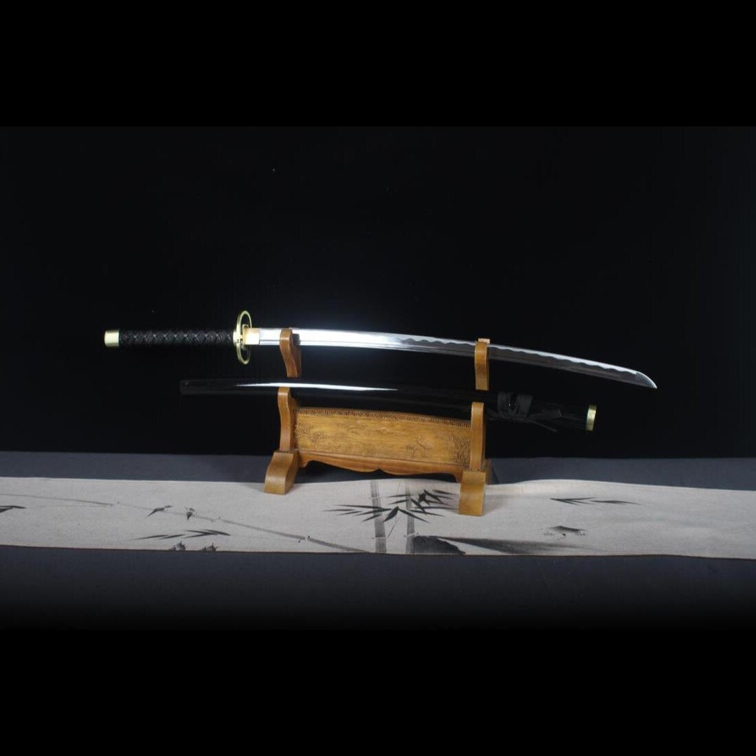 Handmade Bleach Anime Gin Sword Ichimaru Kamishiniyali Zanpakutou 1060 ...