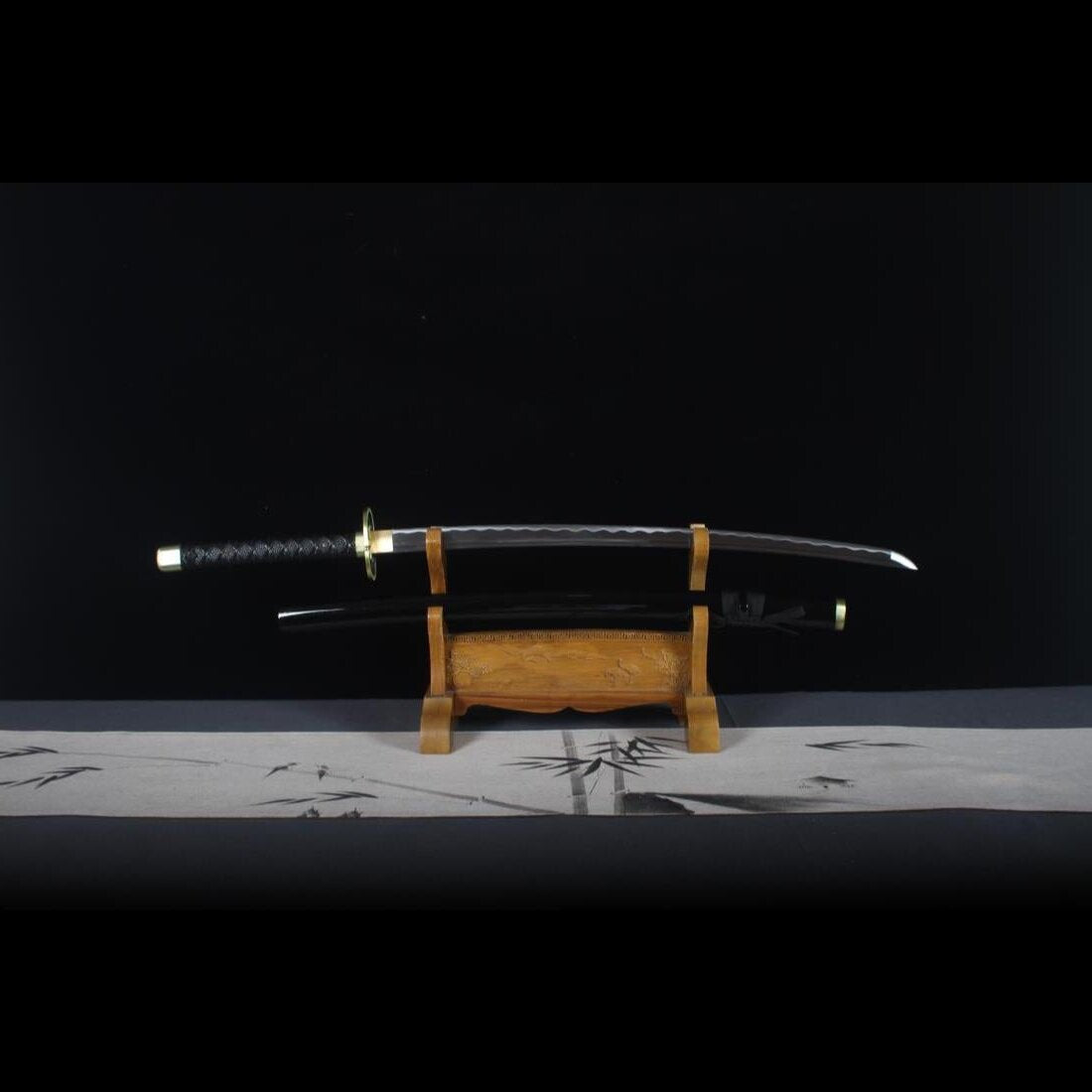 Handmade Bleach Anime Gin Sword Ichimaru Kamishiniyali Zanpakutou 1060 ...