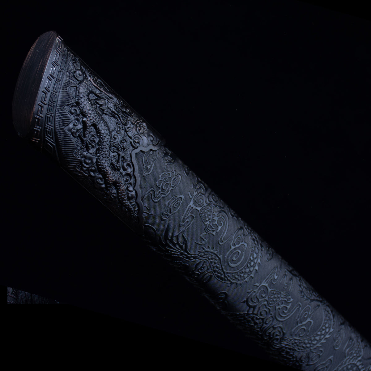 Handmade Chinese Azure Nature & Ocean Wave Tang Dao Sword | COOLKATANA