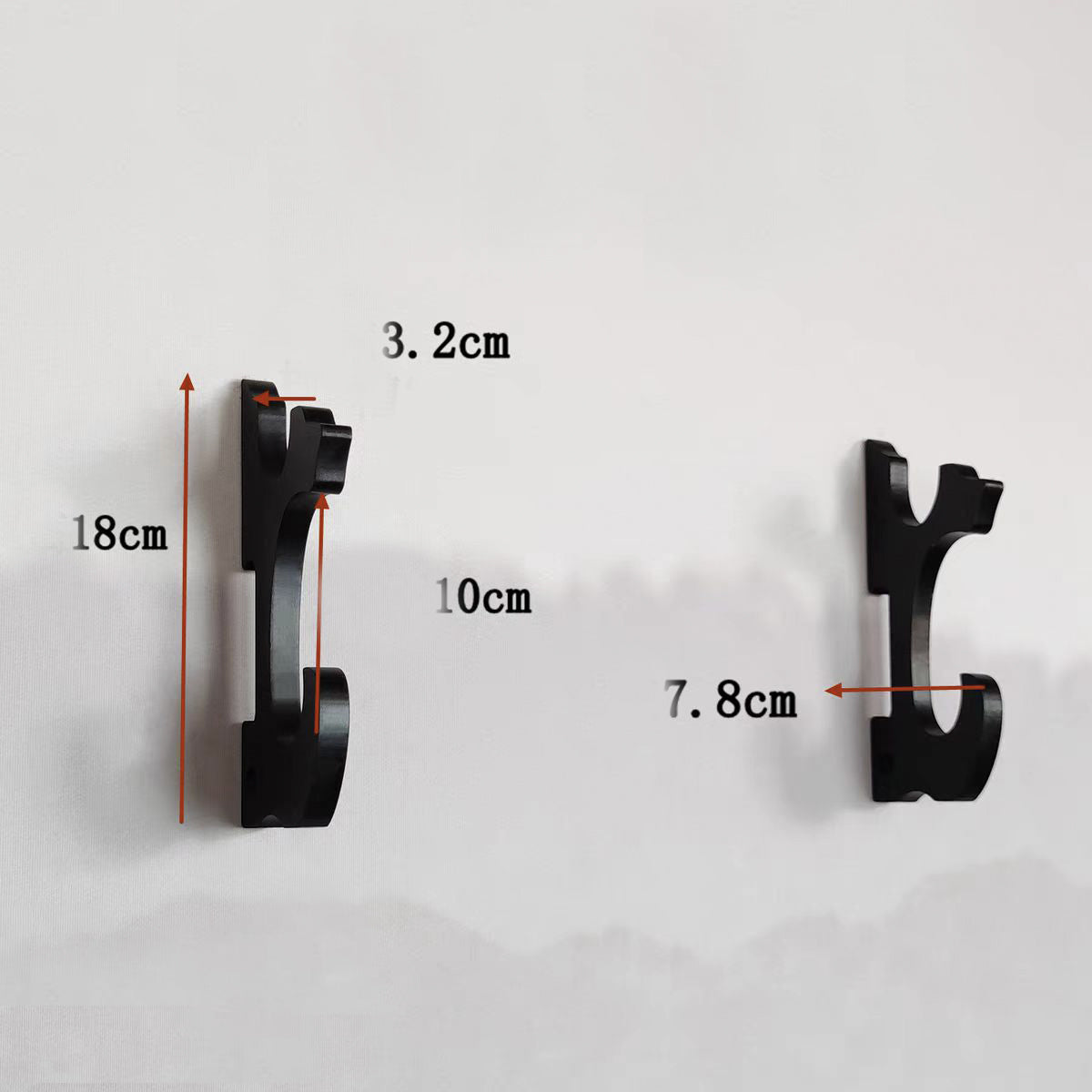 Wall-Mounted Sword Stand | Single, Double, Triple Tier | Black, Nanmu ...