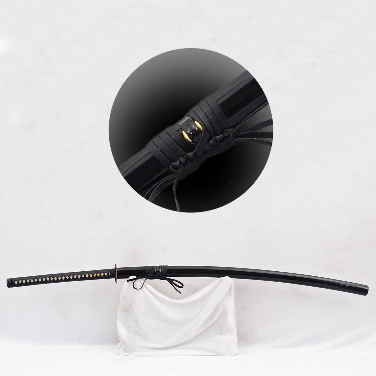 Hand Forged 55inch Nodachi Japanese Samurai Long Sword Combined Materi ...