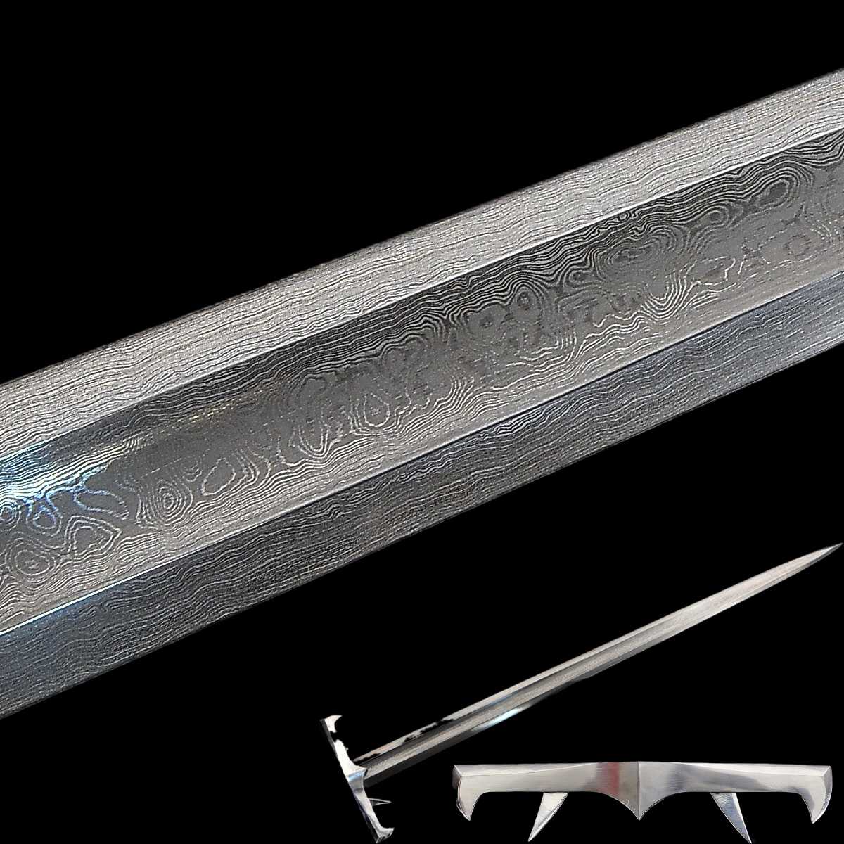 Hand Forged European Sword Of Immortals Kurgan Sword Iron Fittings ...