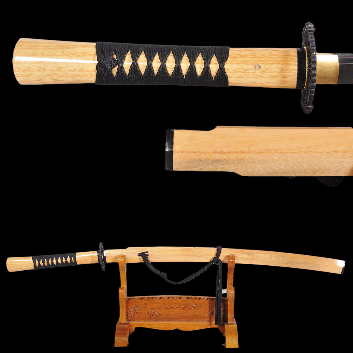 Handmade 47 Ronin Katana Sword Folded Steel Battle Ready | COOLKATANA