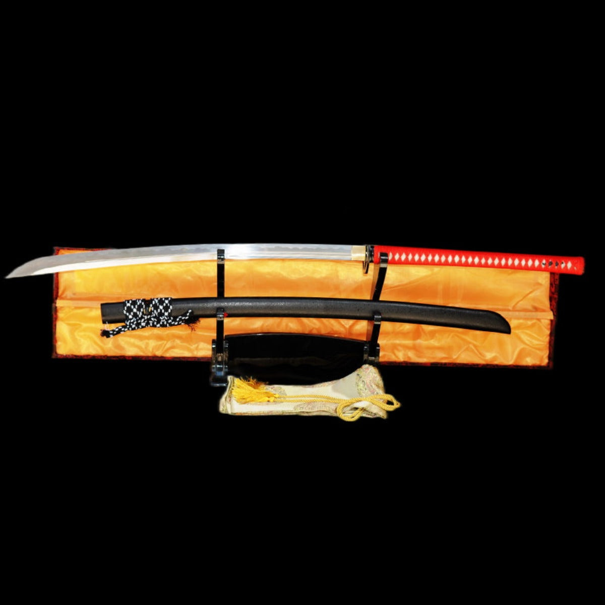 Hand Forged Japanese 47inch Naginata Sword 1095 High Carbon Steel Blad ...