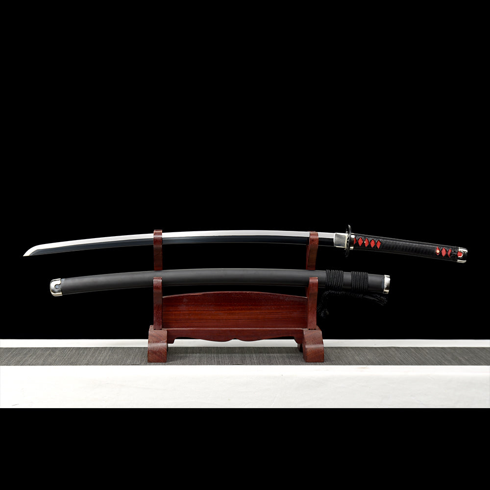 Hand Forged Anime Demon Slayer Tanjiro's Katana Sword Replica 1095 High ...