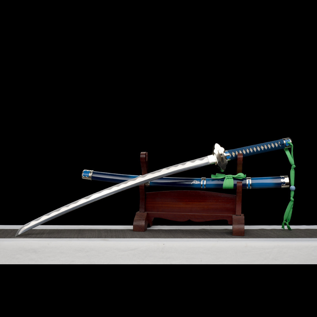 Hand Forged Anime Blue Exorcist Rin Okumura Kurikara Katana Sword 1095 ...