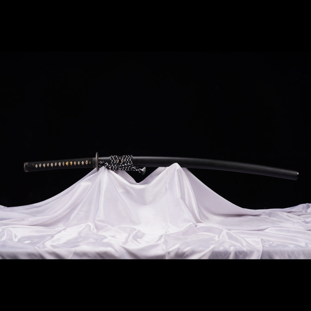 Hand Forged Japanese Samurai Katana Sword Manganese Steel Brushed Oil ...