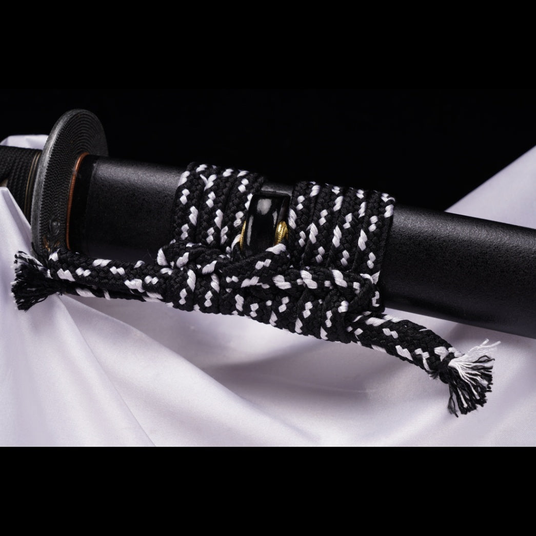 Hand Forged Japanese Samurai Katana Sword Manganese Steel Brushed Oil ...