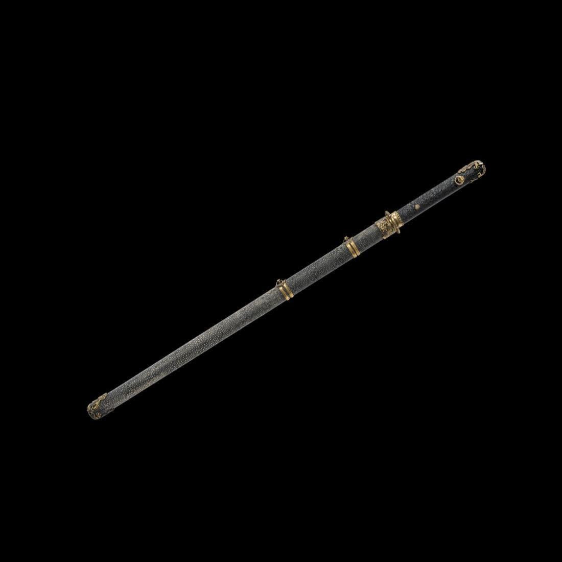 Handmade Chinese Sword Loyalty Sword Folded steel Finely Sharpened Eig ...