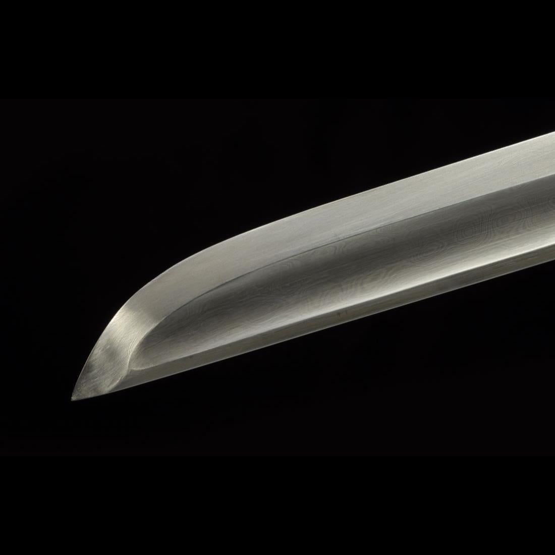 Handmade Chinese Sword Ring-Pommel Sword Straight Blade Dao Folded ...