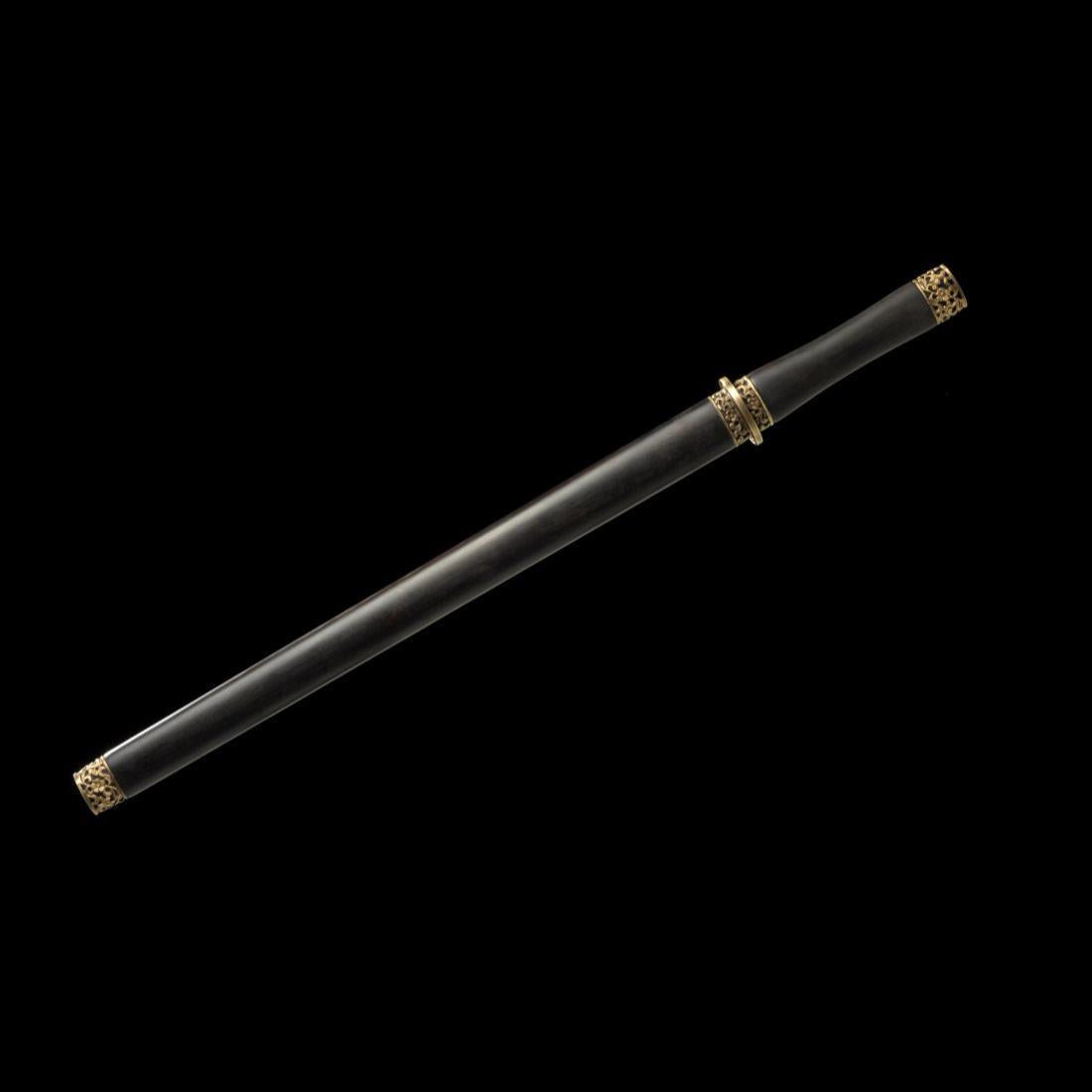 Handmade Chinese Sword Traditional Feng Shui Jian Folded Steel Blade E ...