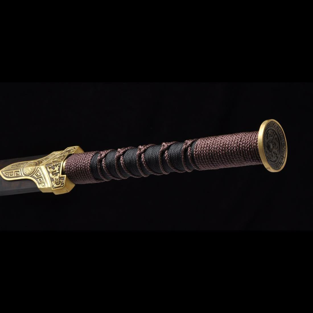 Handmade Chinese Sword Warring States BenChu Jian Folded Steel Eight-S ...