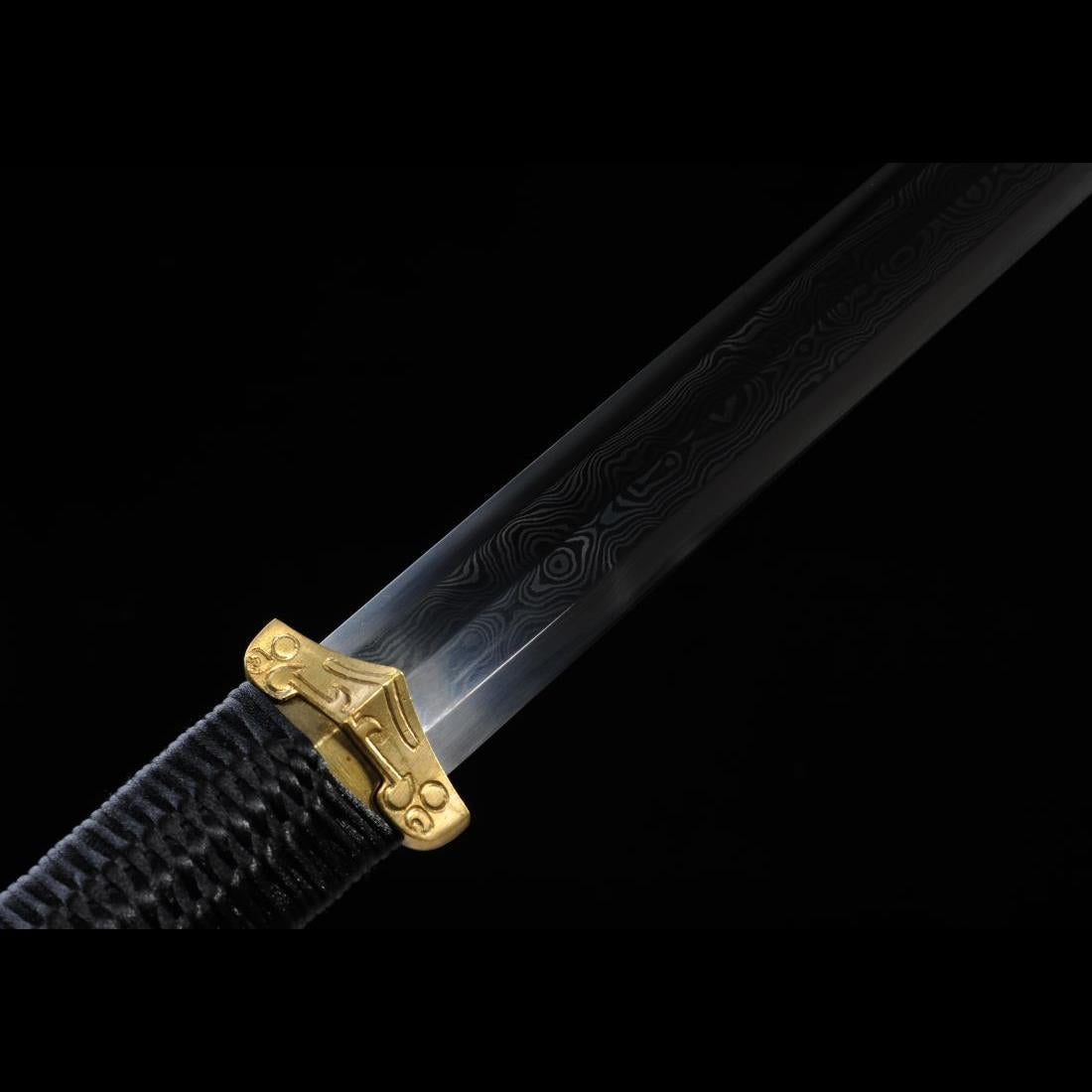 Handmade Chinese Sword Xiangyun Han Jian Auspicious Cloud Pattern Engr ...