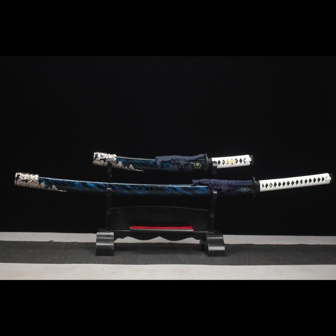 Handmade Game Ghost of Tsushima Katana Sword Set T10 Steel - Coolkatana ...