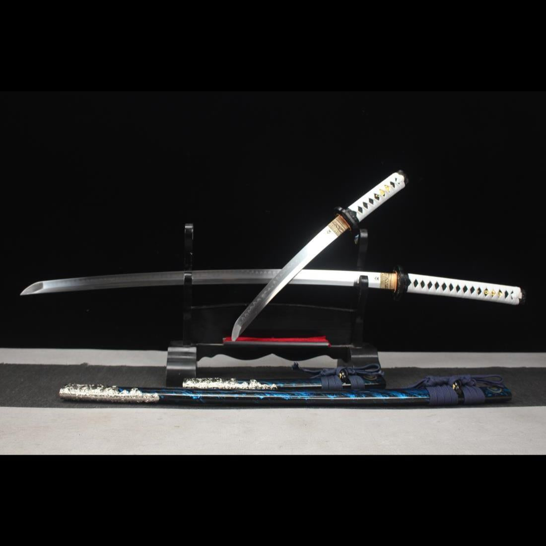 Handmade Game Ghost of Tsushima Katana Sword Set T10 Steel | COOLKATANA
