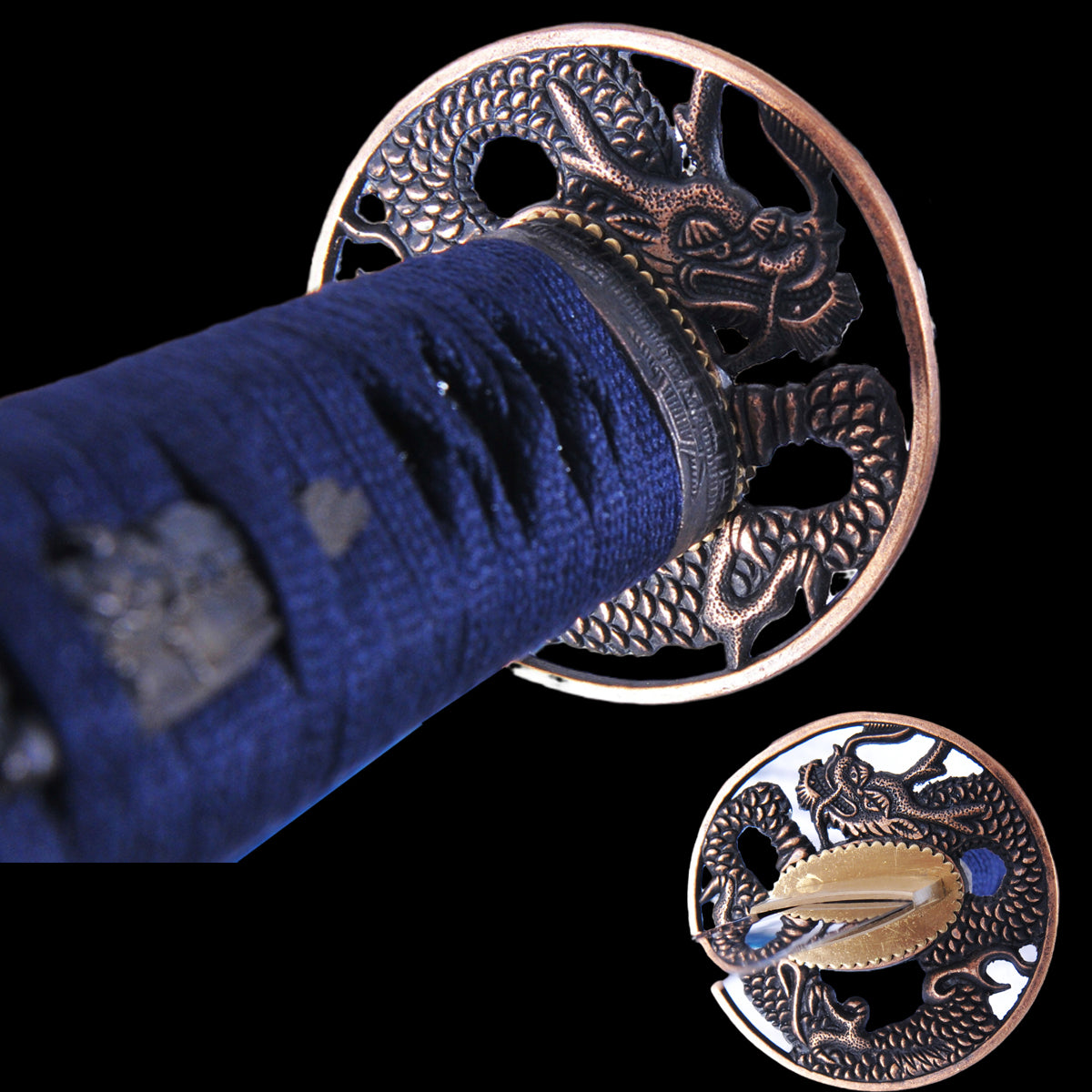 Hand Forged Japanese Daisho Katana Sword+Wakizashi Sword 2 Piece Set D ...