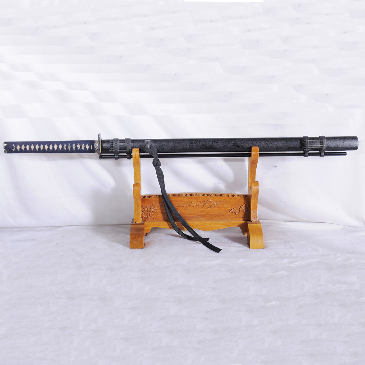 Hand Forged Japanese Ninja Sword Chokuto Damascus Steel With Blowing N ...