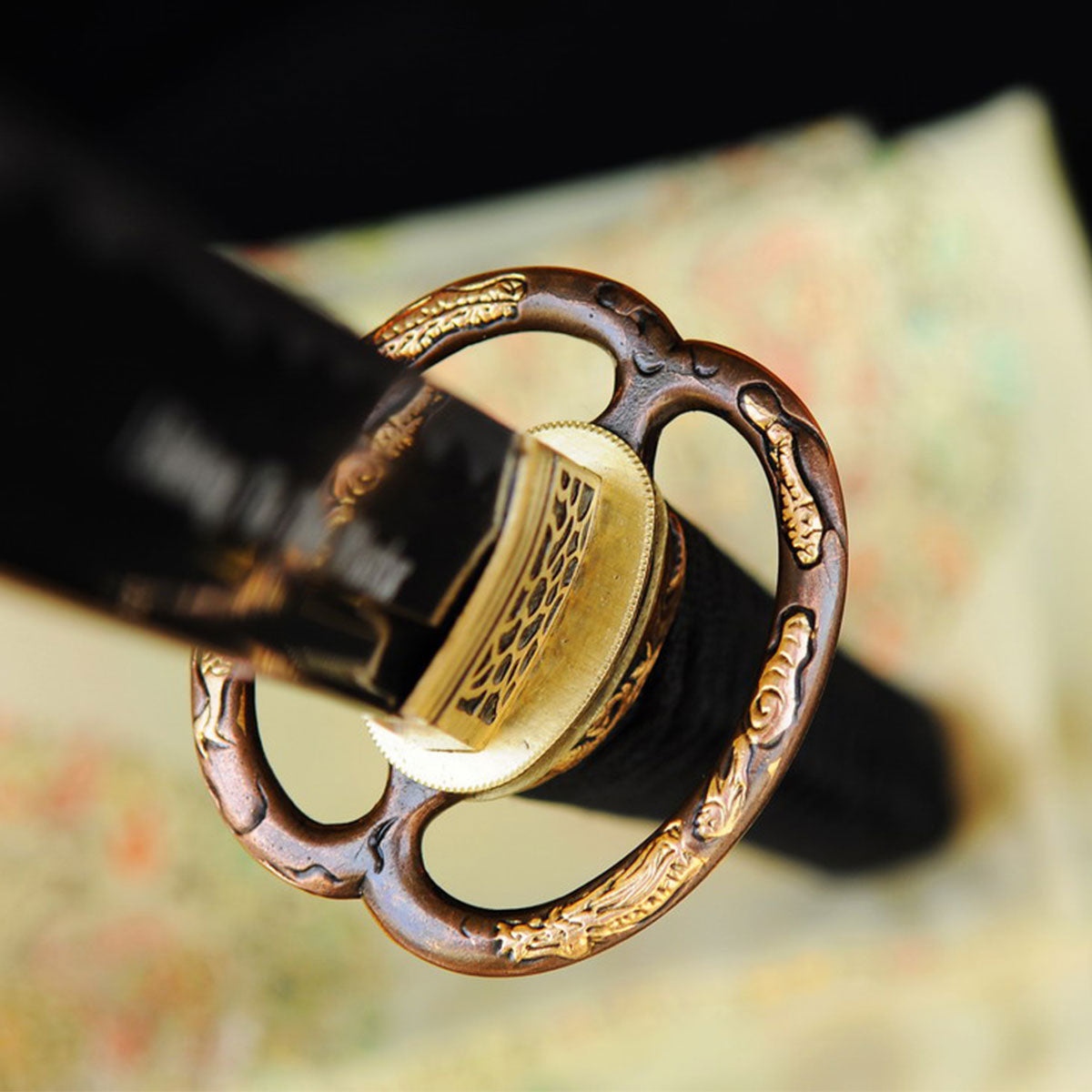 Hand Forged Japanese Ninja Sword Honsanmai Straight Blade Ninjato Kiri ...