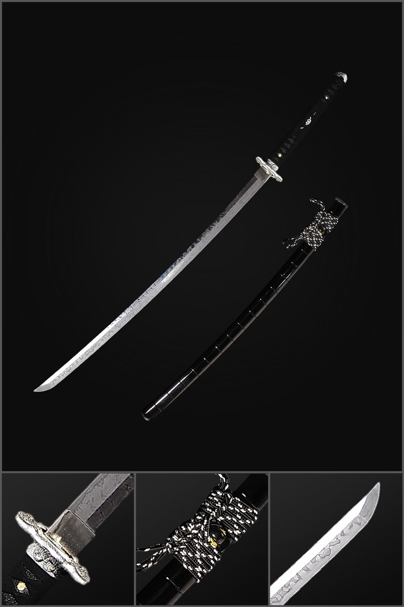 Hand Forged Japanese Samurai Katana Sword 1095 High Carbon Steel ...