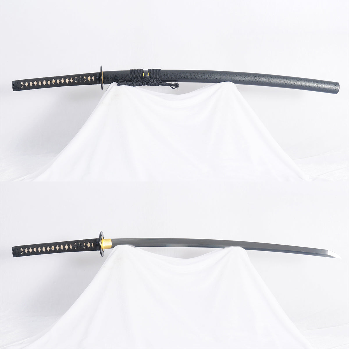 Hand Forged Japanese Samurai Katana Sword 1095 Carbon Steel Blade Full ...