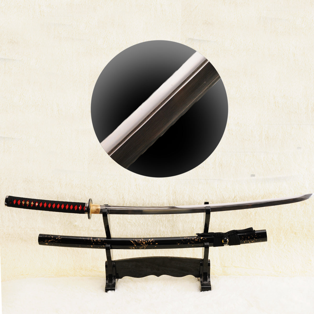 Hand Forged Japanese Samurai Katana Sword 1095 Carbon Steel Unokubi ...