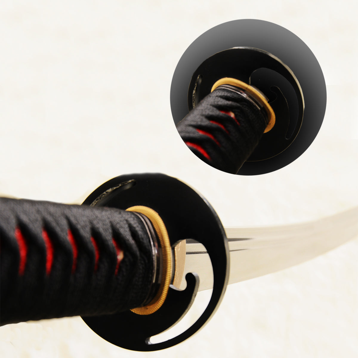 Hand Forged Japanese Samurai Katana Sword 1095 Carbon Steel Unokubi-Zu ...