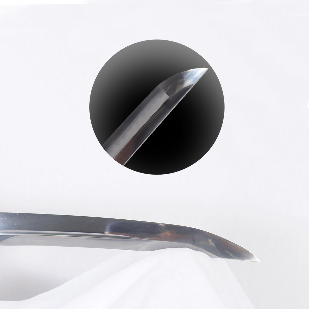 Hand Forged Japanese Samurai Katana Sword Hinoken Fire Theme Clay ...