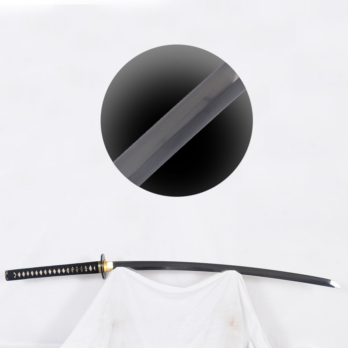 Hand Forged Japanese Samurai Katana Sword Kumo(Spider) 1095 High Carbon ...
