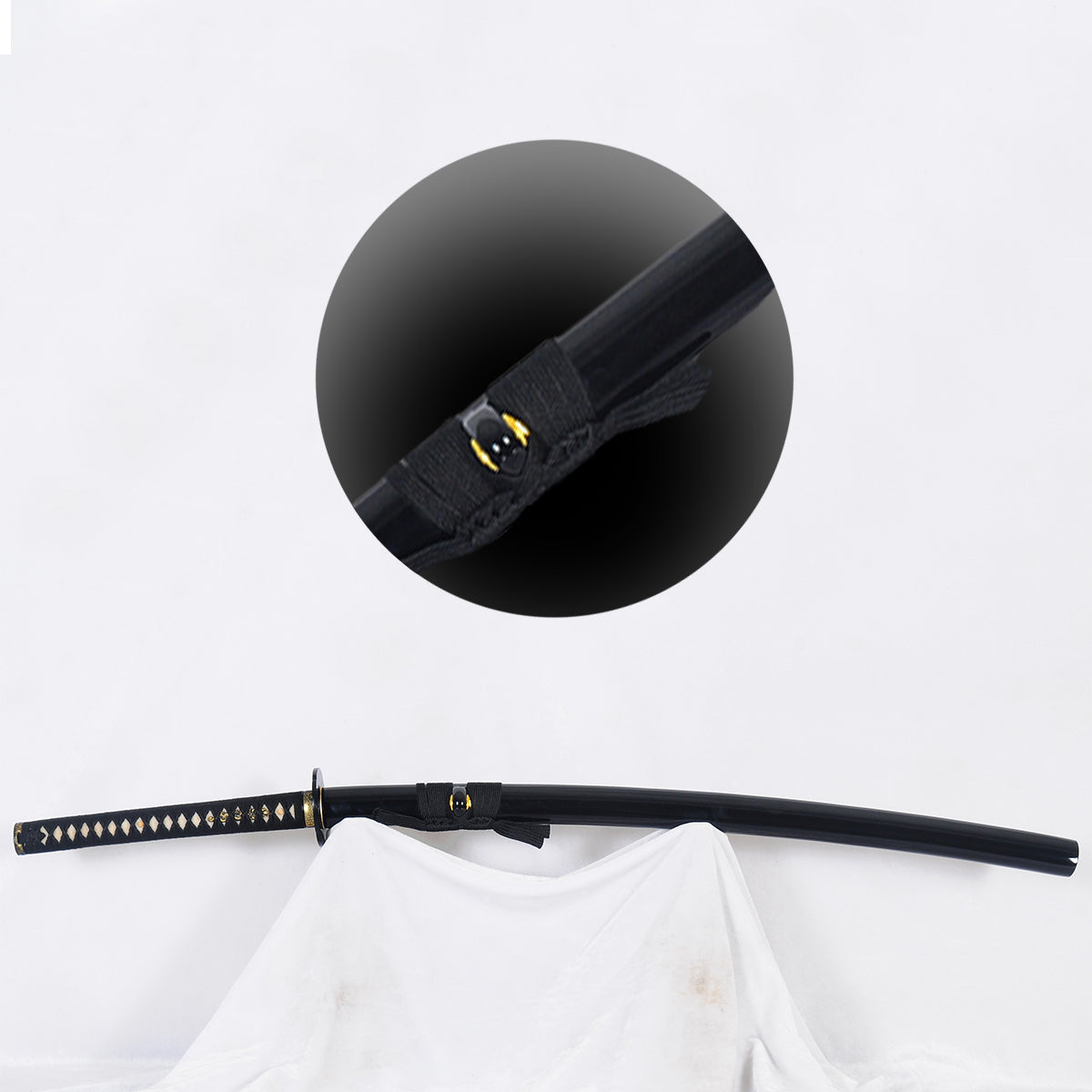 Hand Forged Japanese Samurai Katana Sword Kumo(Spider) 1095 High Carbon ...