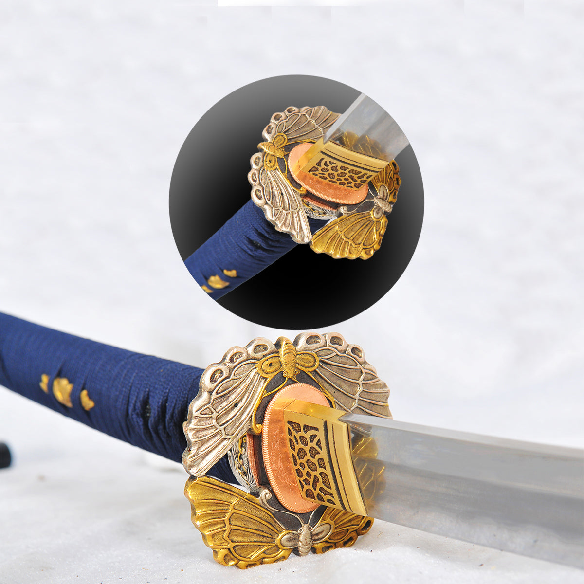 Hand Forged Japanese Samurai Katana Sword Shihozum Structure 1095 Stee ...