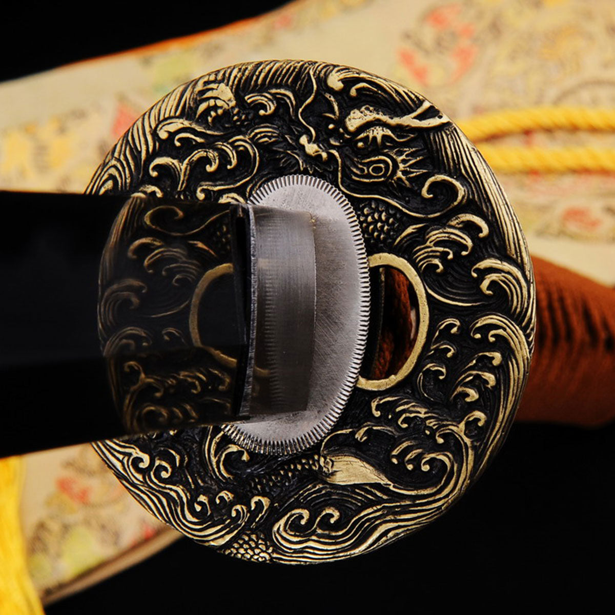 Hand Forged Japanese Samurai Katana Sword Shihozume Structure 1095 Ste ...