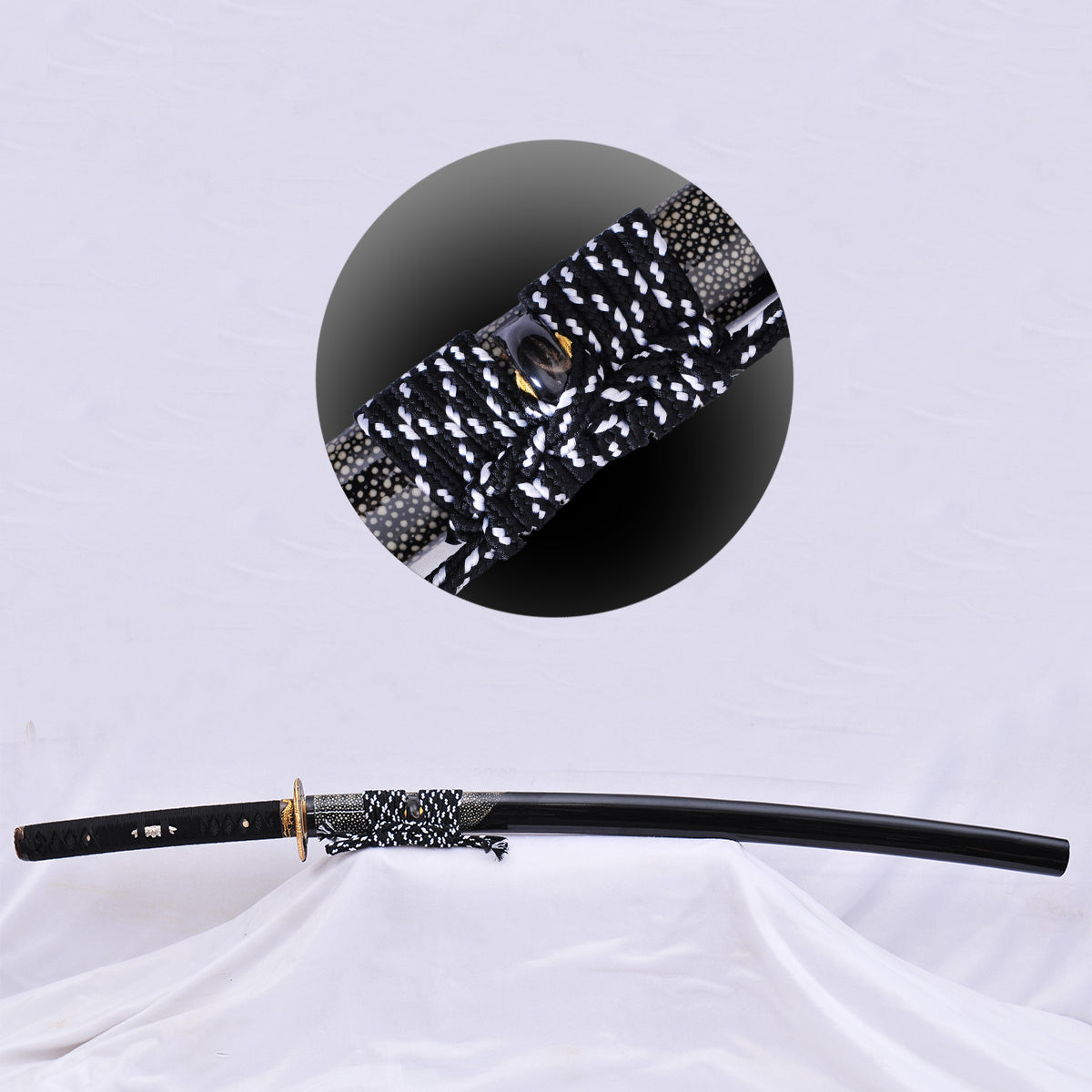 Hand Forged Japanese Samurai Sword Clay Tempered Katana Kiriha Zukuri ...
