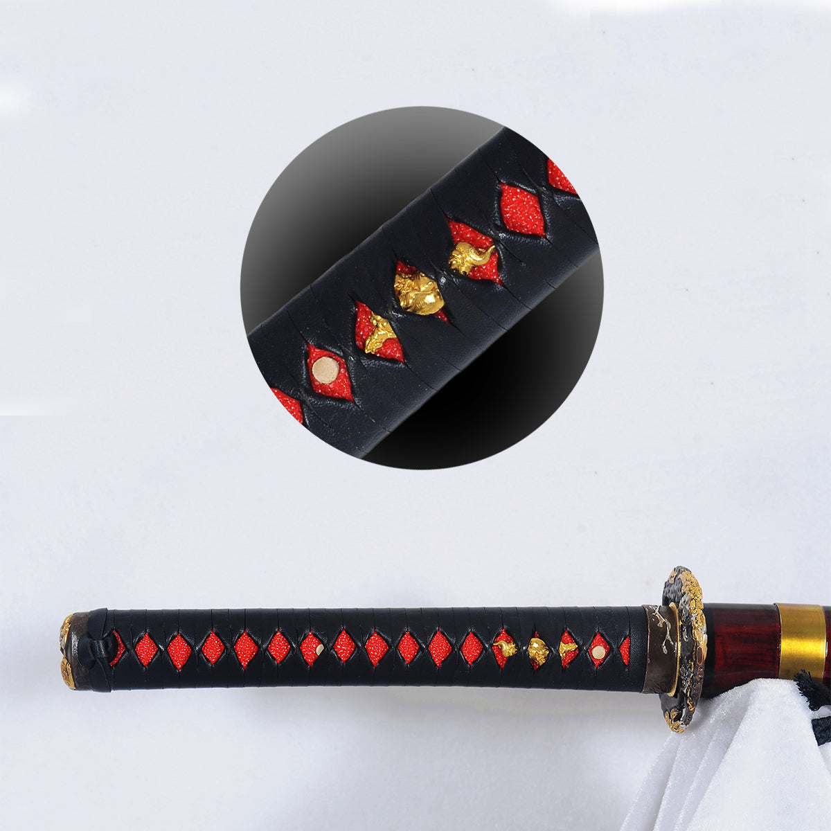 Hand Forged Japanese Samurai Sword Clay Tempered Katana With Kozuka Sh ...