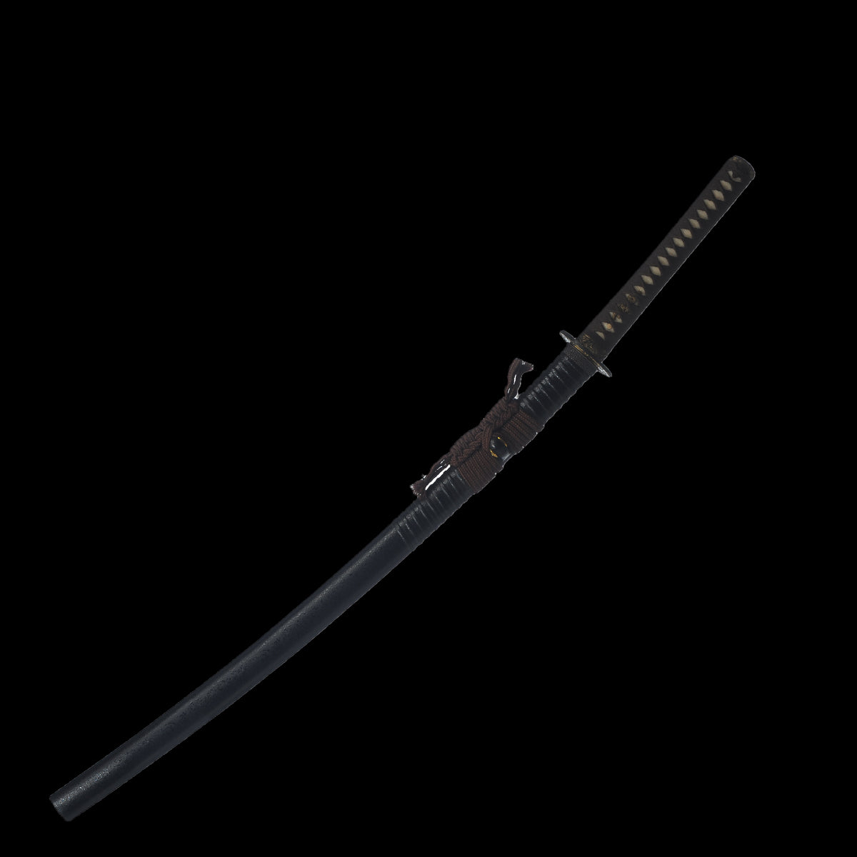 Hand Forged Japanese Samurai Sword UNOKUBI-ZUKURI Katana Folded Steel ...