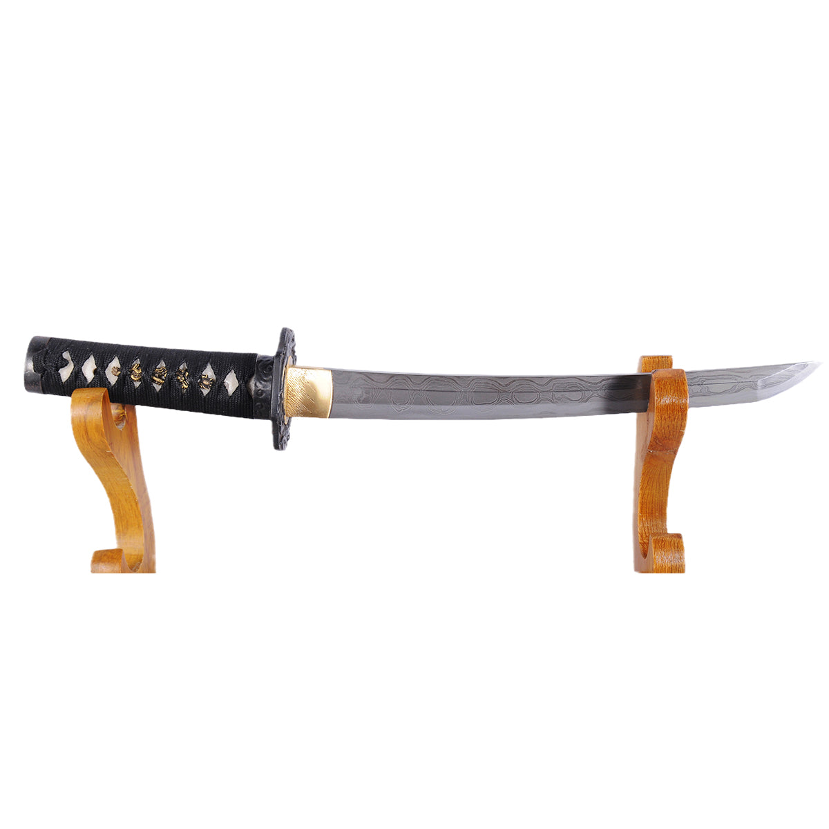 Hand Forged Japanese Tanto Sword Damascus 1095 Carbon Steel Short Sword ...