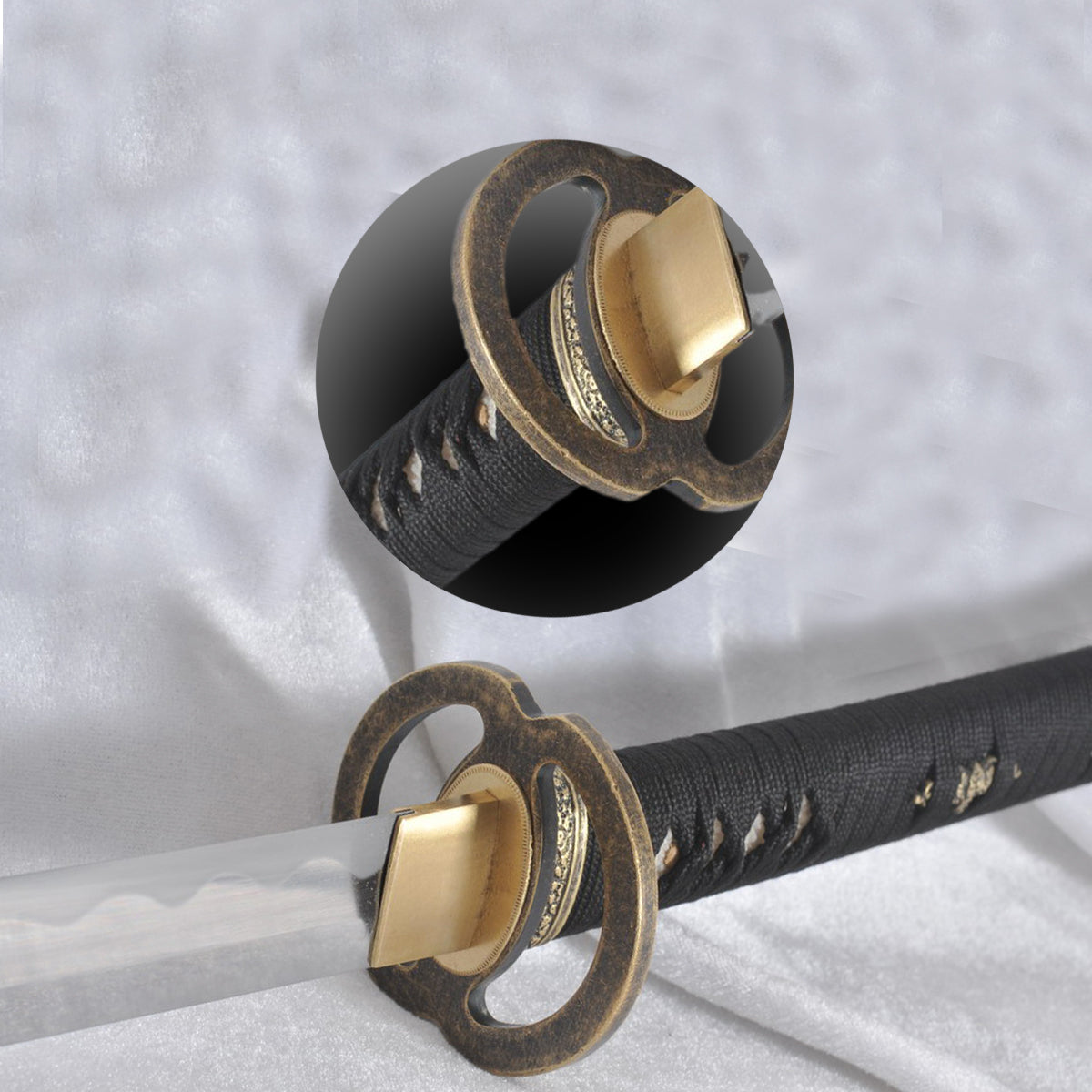 Hand Forged Rurouni Kenshin Sakabato Katana Sword 1095 Steel Reversed ...