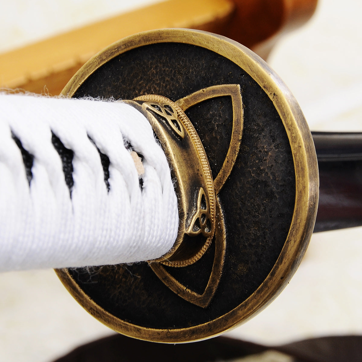 Hand Forged Walking Dead Katana Sword Michonne's Zombie Killer Folded ...