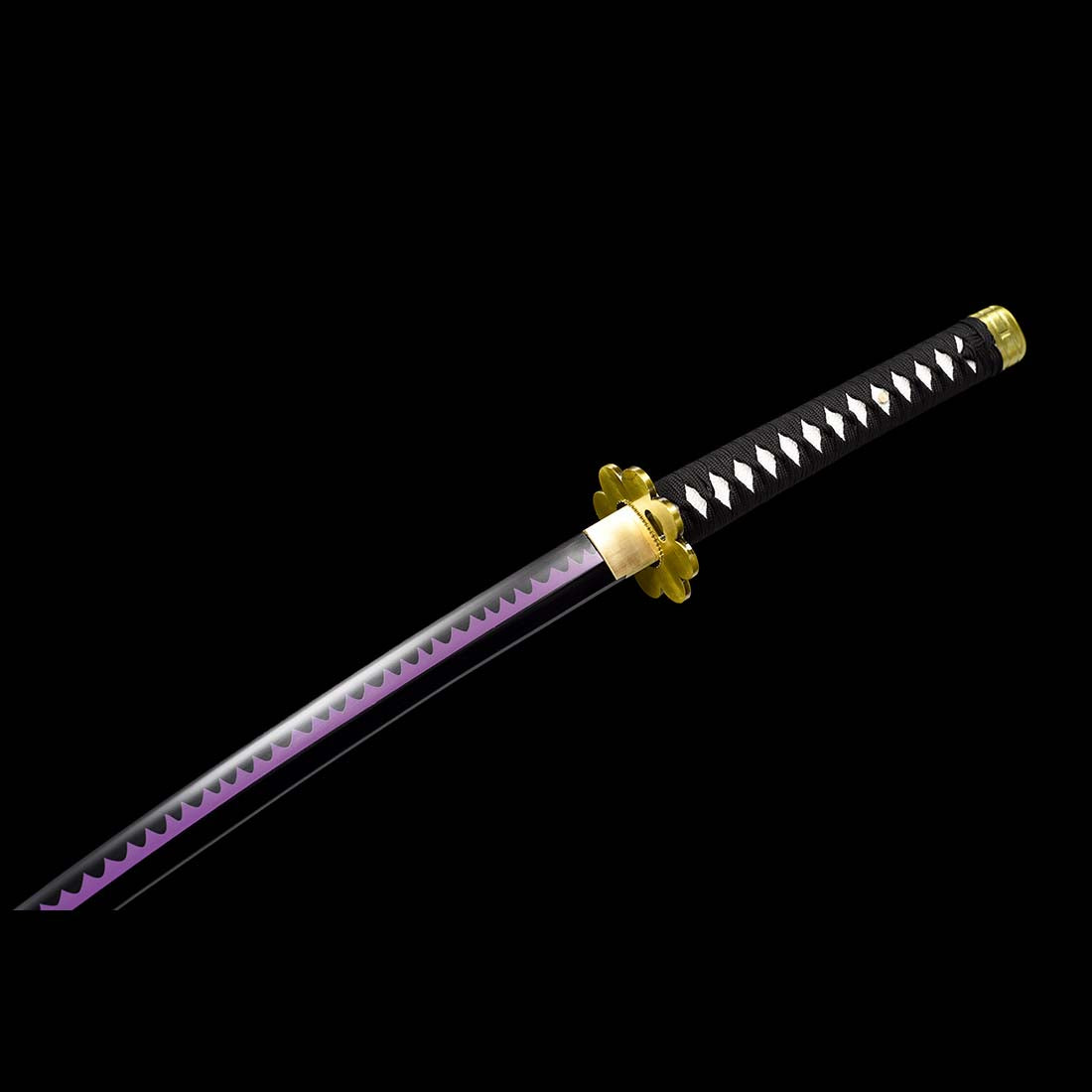One Piece Roronoa Zoro Shusui Sword with 1060 Carbon Steel Black Full ...