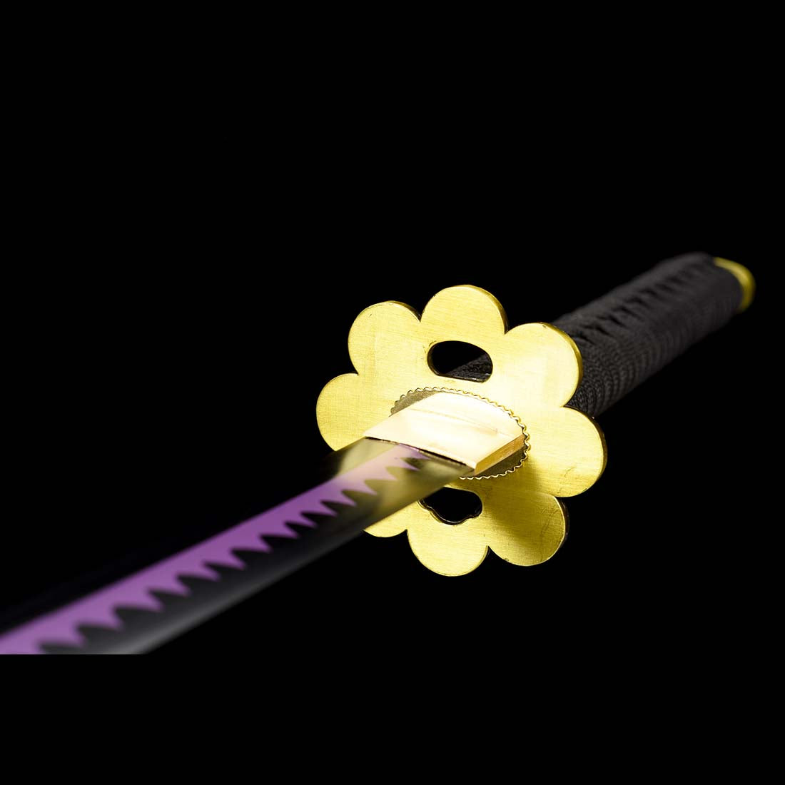 One Piece Roronoa Zoro Shusui Sword with 1060 Carbon Steel Black Full ...