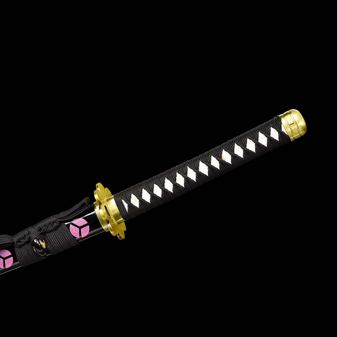 One Piece Roronoa Zoro Shusui Sword with 1060 Carbon Steel Black Full ...