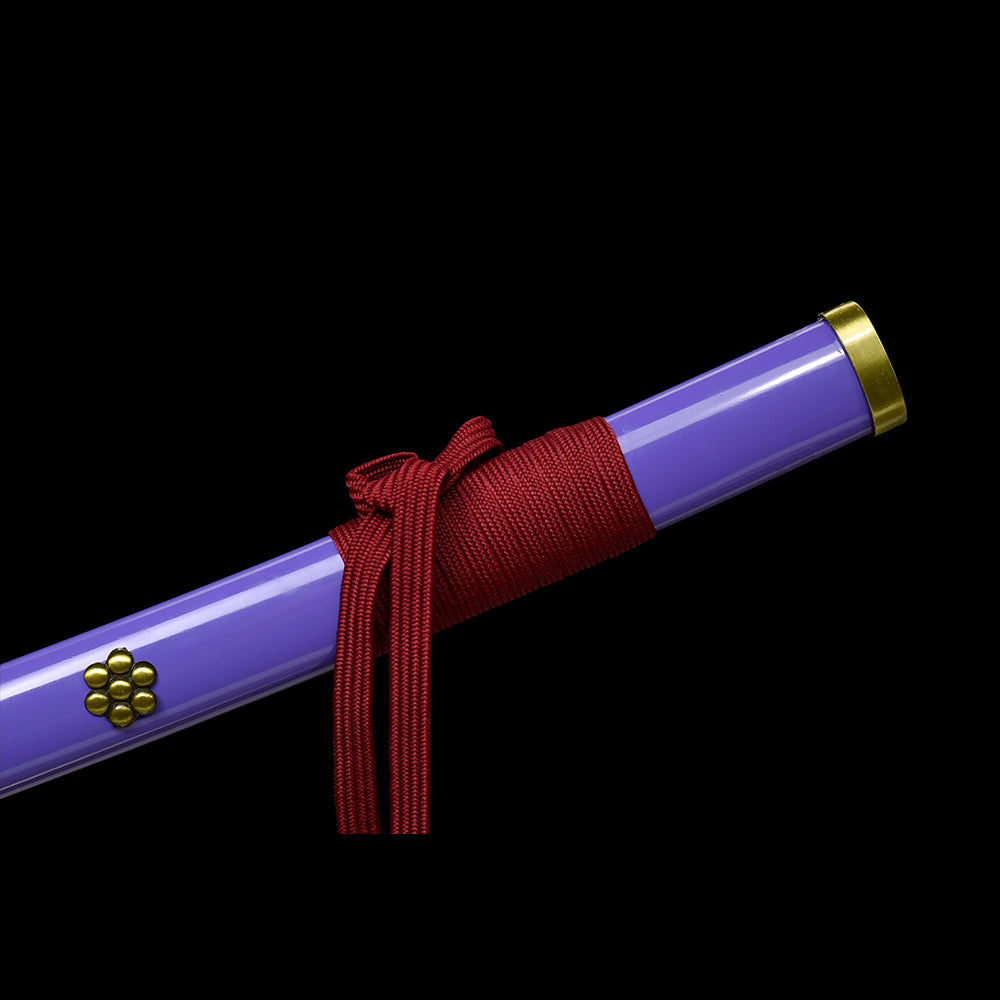 1095 High Carbon Steel Purple One Piece Roronoa Zoro's Enma Katana ...