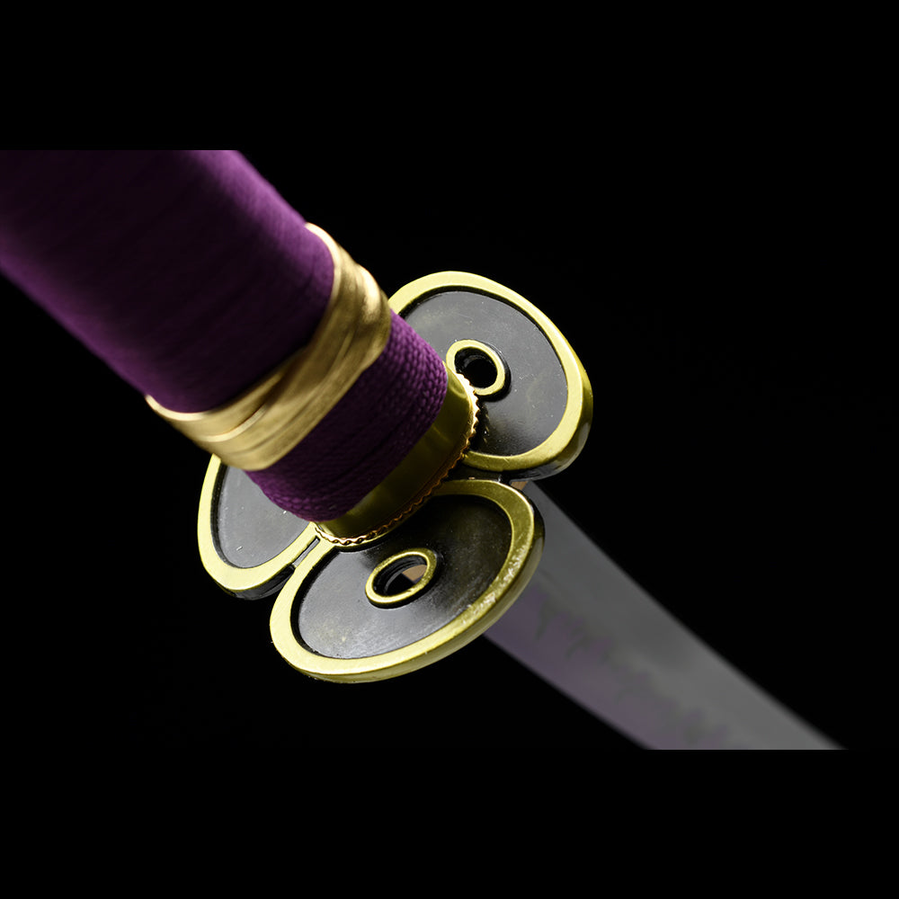 1095 High Carbon Steel Purple One Piece Roronoa Zoro's Enma Katana ...