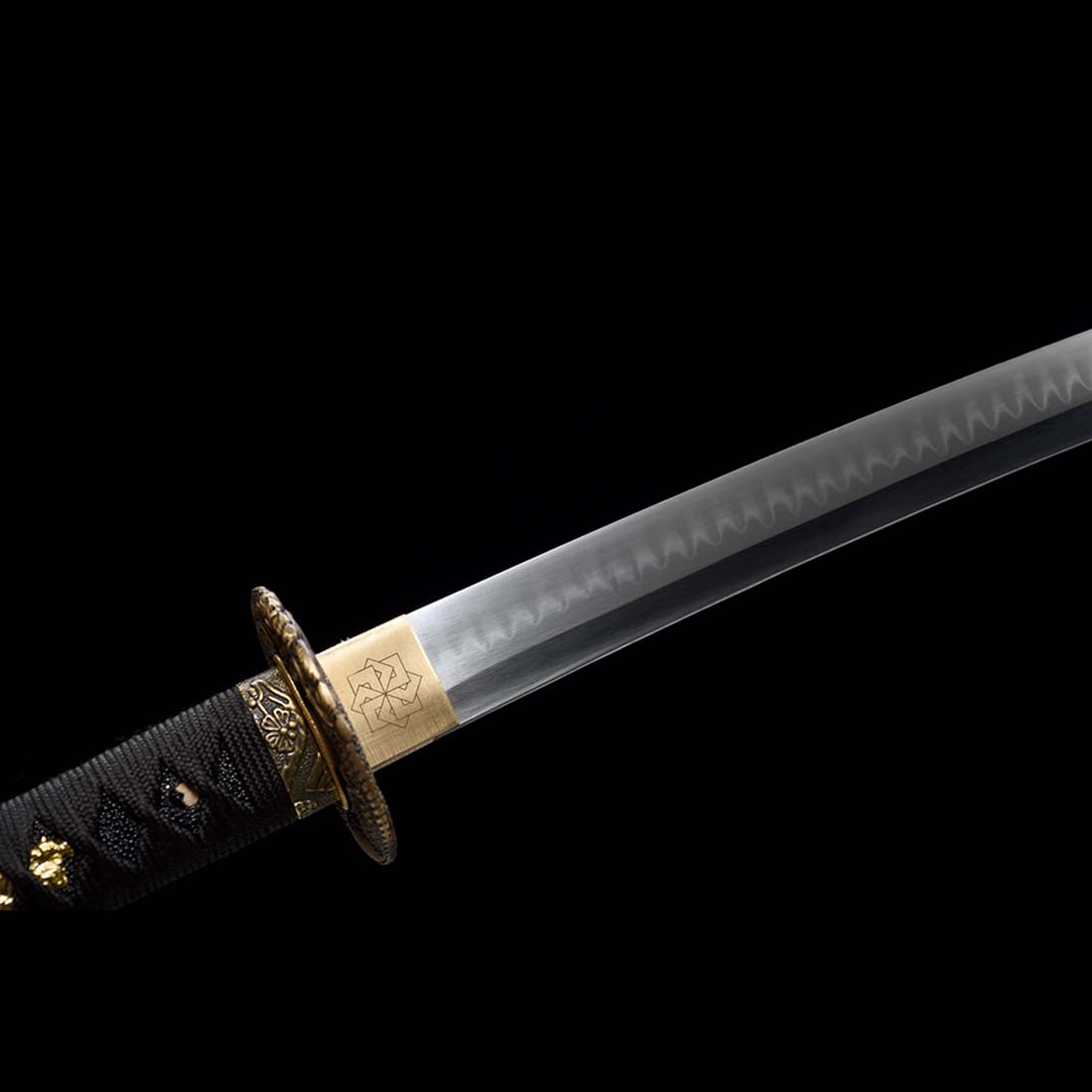 T10 Steel Full Tang Blade Japanese Katana Sword with Dragon Pattern ...