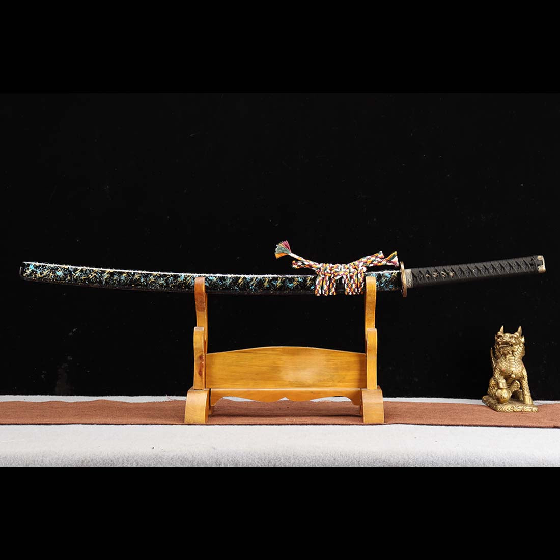 High Manganese Steel Full Tang Japanese Katana Sword, Demon Soul Sword ...