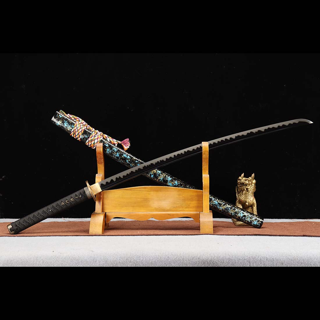 High Manganese Steel Full Tang Japanese Katana Sword, Demon Soul Sword ...