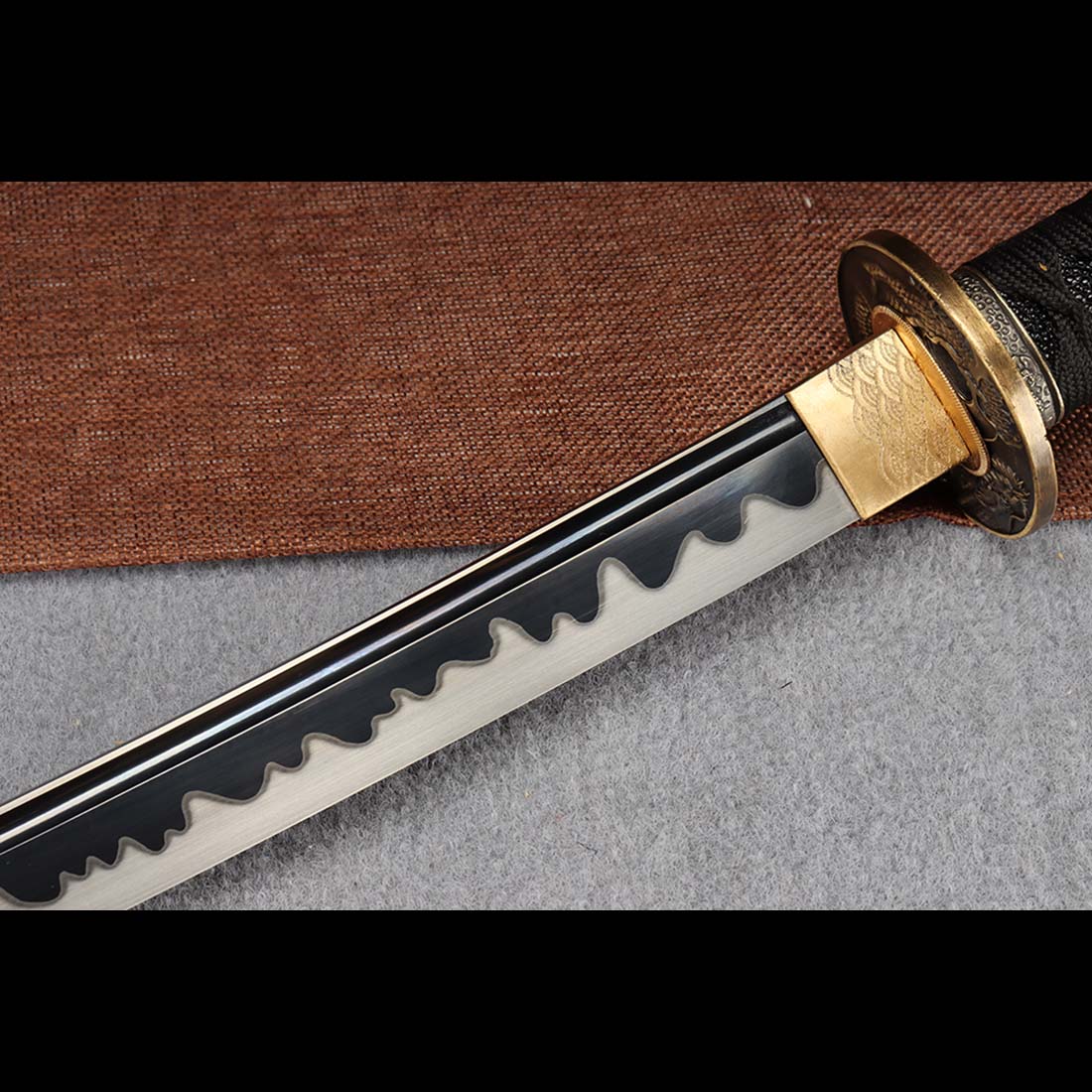 High Manganese Steel Full Tang Japanese Katana Sword, Demon Soul Sword ...
