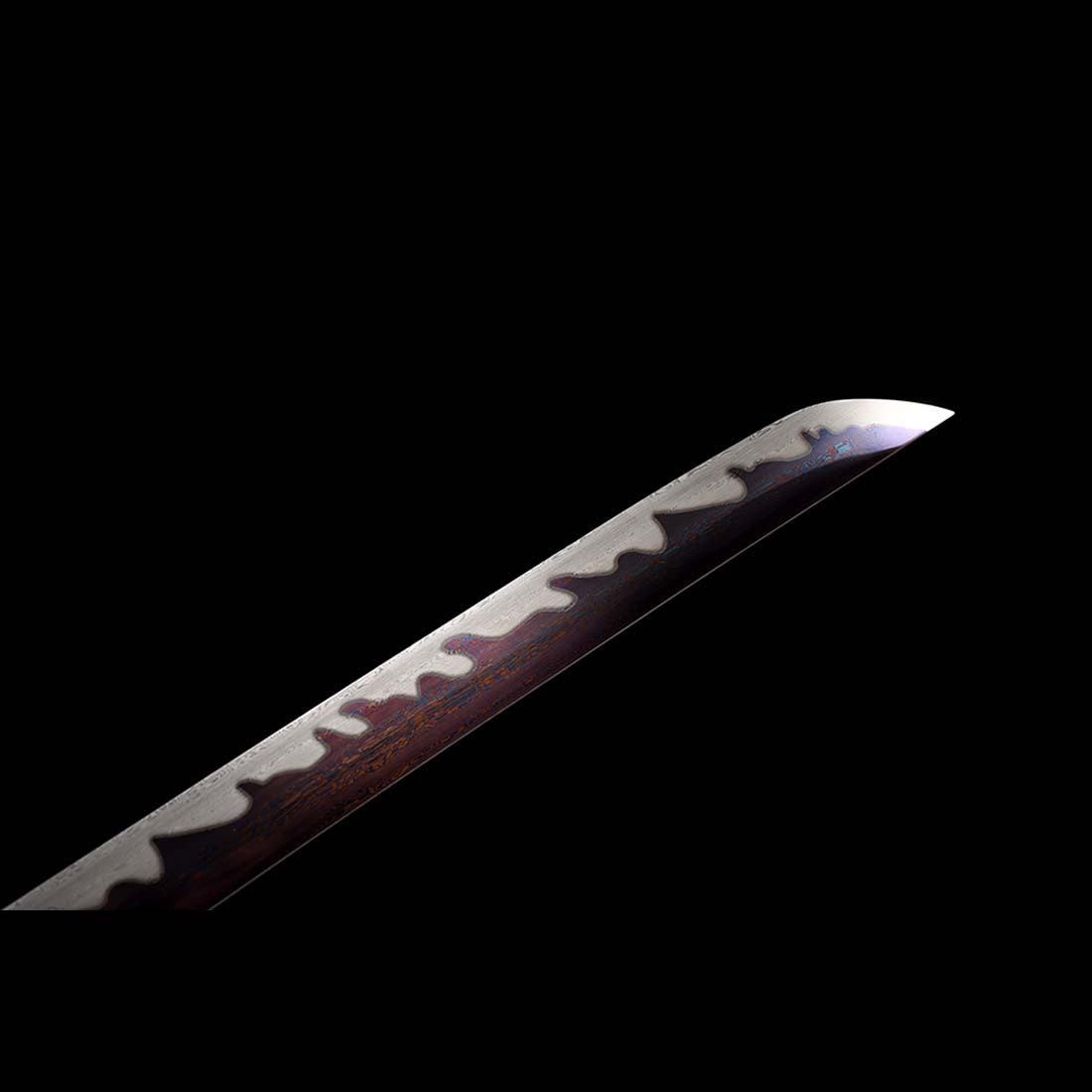 Regulus Sword Replica Folded Steel Full Tang Fire PatternJapanese ...