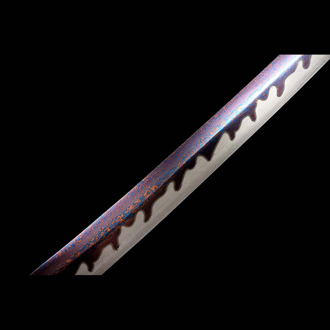Regulus Sword Replica Folded Steel Full Tang Fire PatternJapanese ...