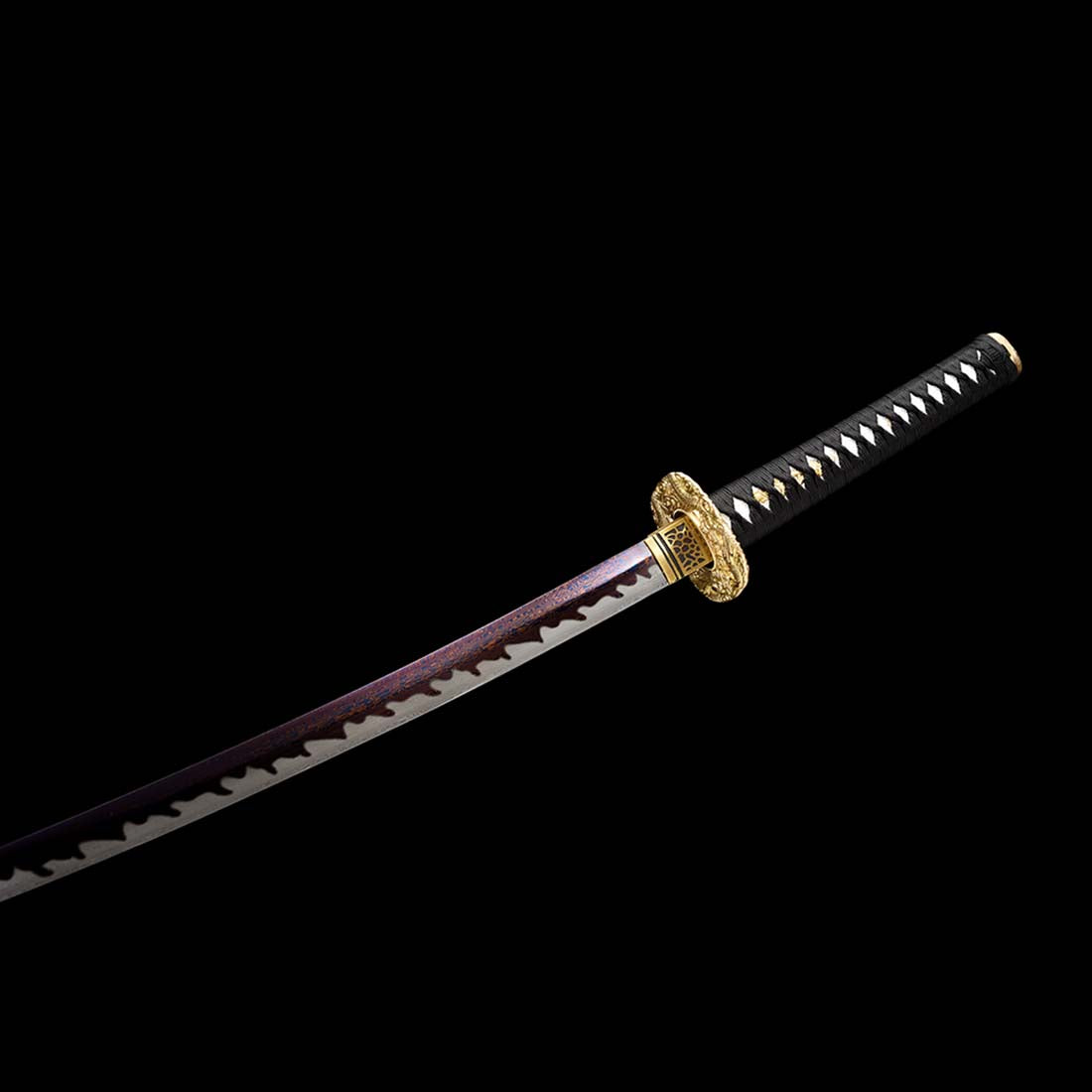 Regulus Sword Replica Folded Steel Full Tang Fire PatternJapanese ...