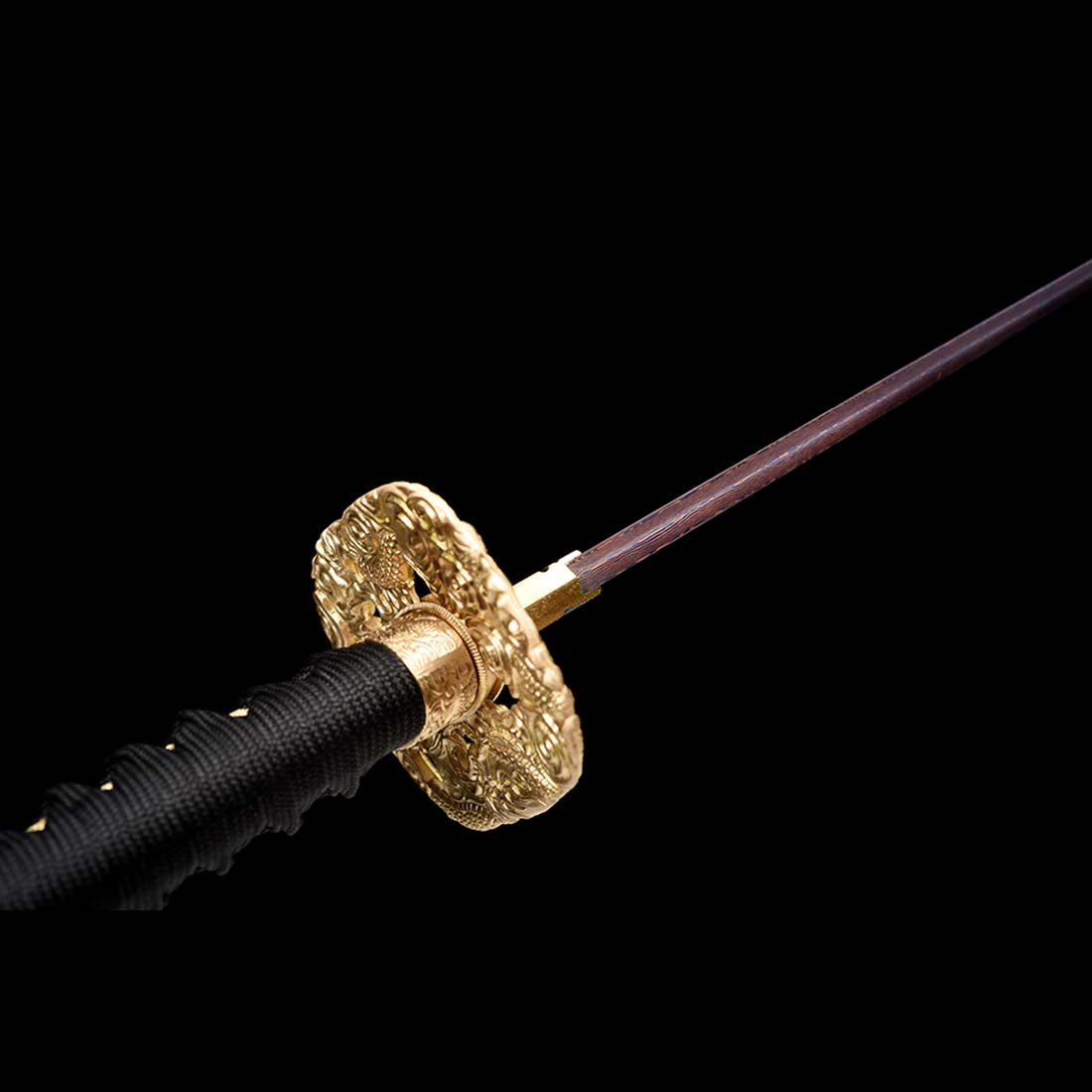 Regulus Sword Replica Folded Steel Full Tang Fire PatternJapanese ...